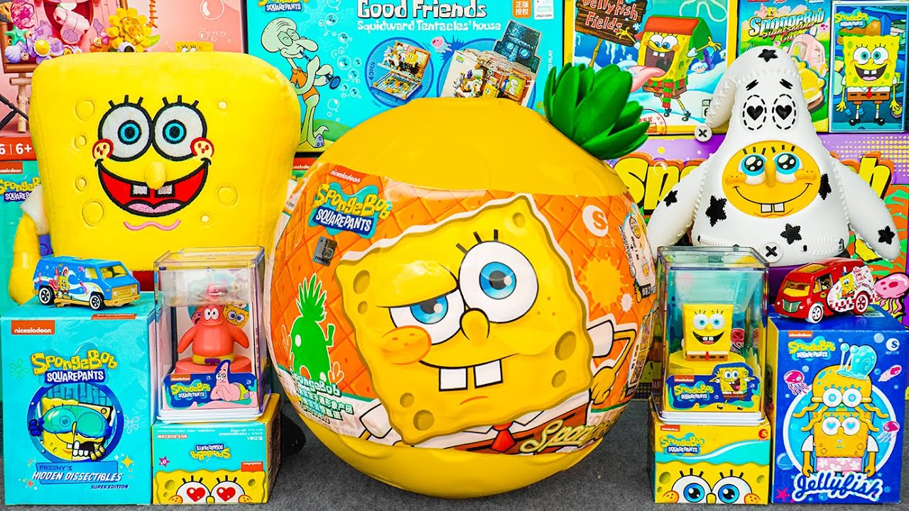Unboxing and Review of SpongeBob SquarePants Toys Collection (ASMR) 🍍 ...