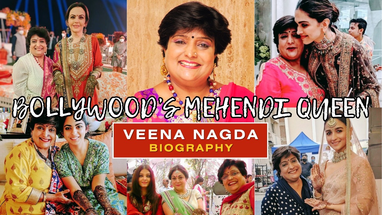 Meet Bollywood's Mehendi Queen: Veena Nagda! | Veena Nagda Mehndi Designs - YouTube