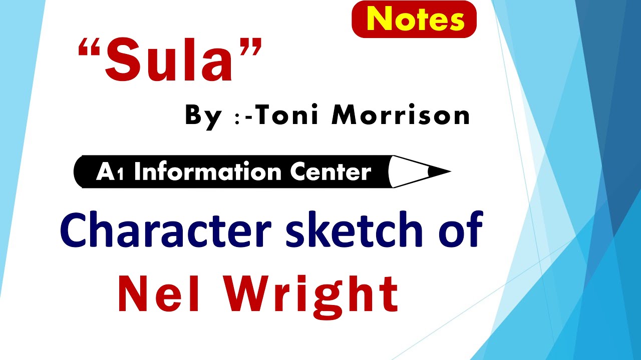 Character Sketch Of Nel Wright | Sula By Toni Morrison | Nel Wright ...