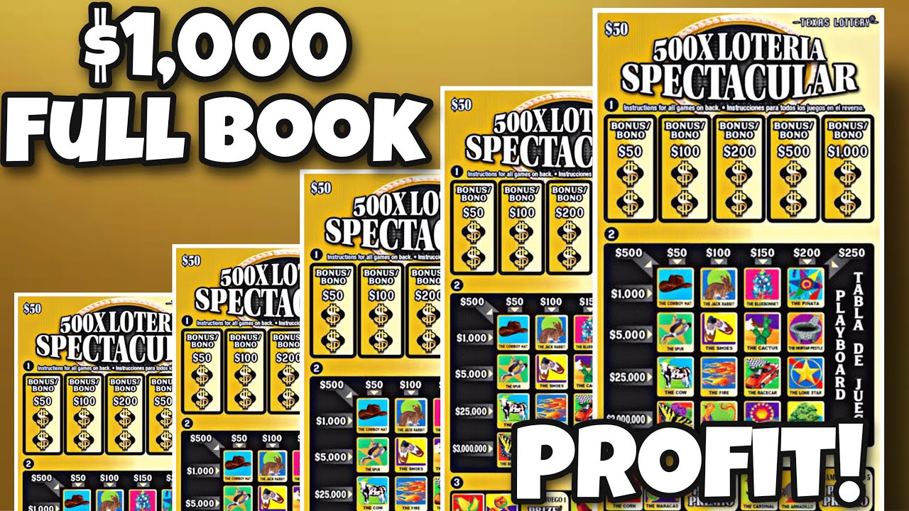 500X Loteria Spectacular | Full Book of $50 Tickets - YouTube