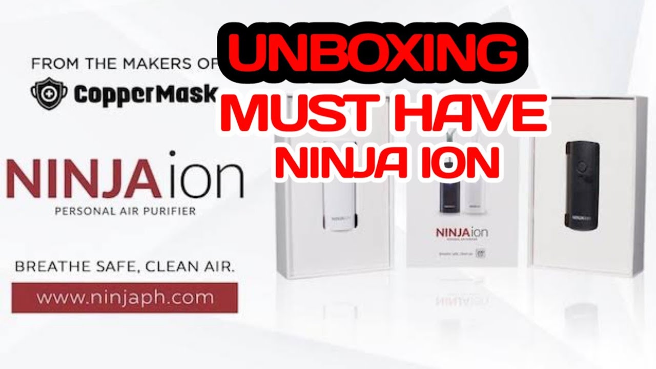 unboxing Ninja Ion air Purifier - YouTube