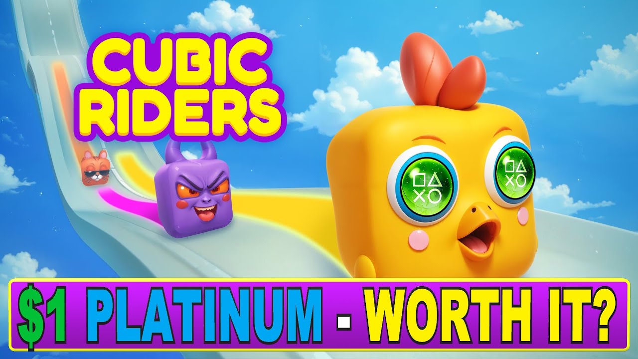 New Easy $1 Platinum Game PS4, PS5 - Worth It? | Cubic Riders Quick ...
