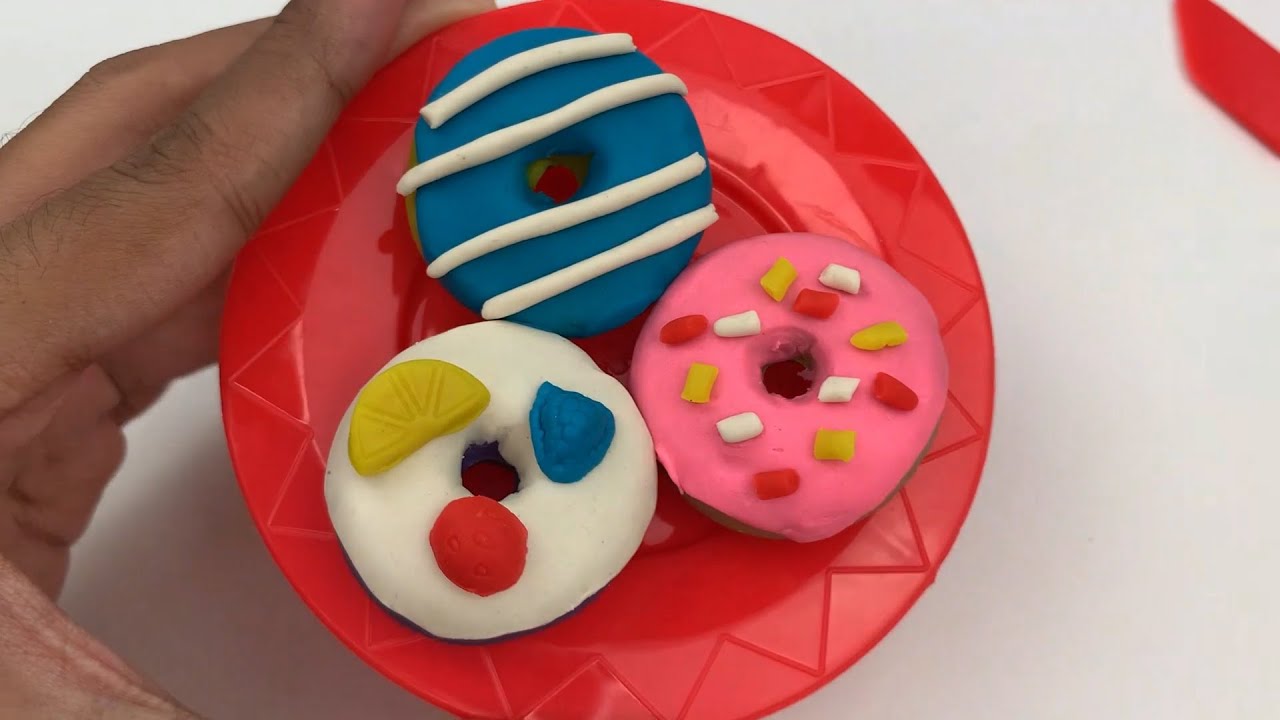 UNBOXING FUN-DOH MINI DONUTS | MEMBUAT BUAH -BUAHAN | PLAYDOH INDONESIA ...