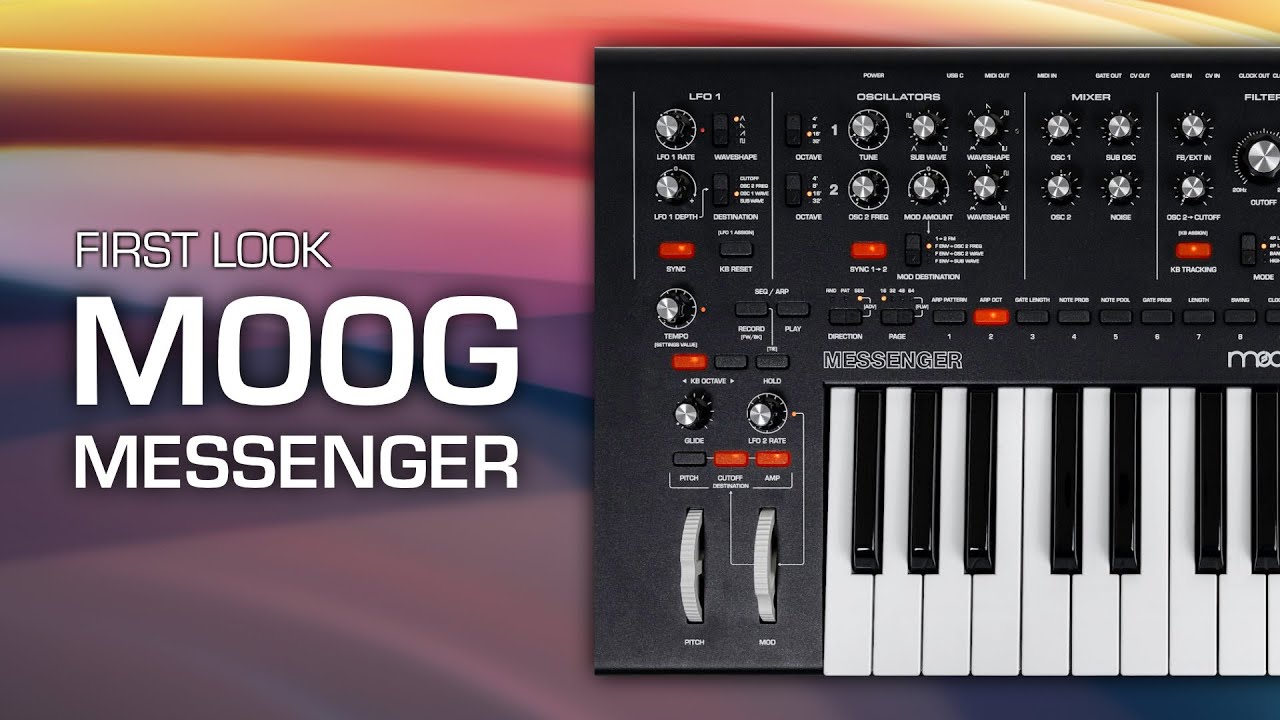 First Look at Moog Messenger - YouTube