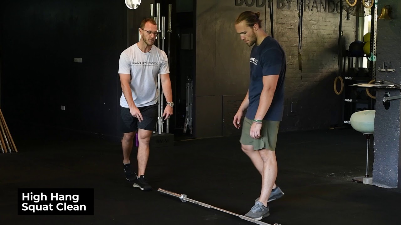 High Hang Squat Clean - Fundamental Movements - YouTube