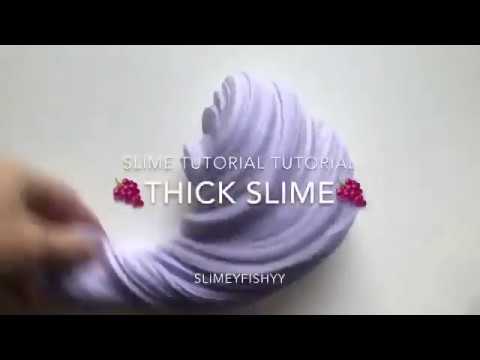 Thick slime Tutorial - how to make thick slime - YouTube