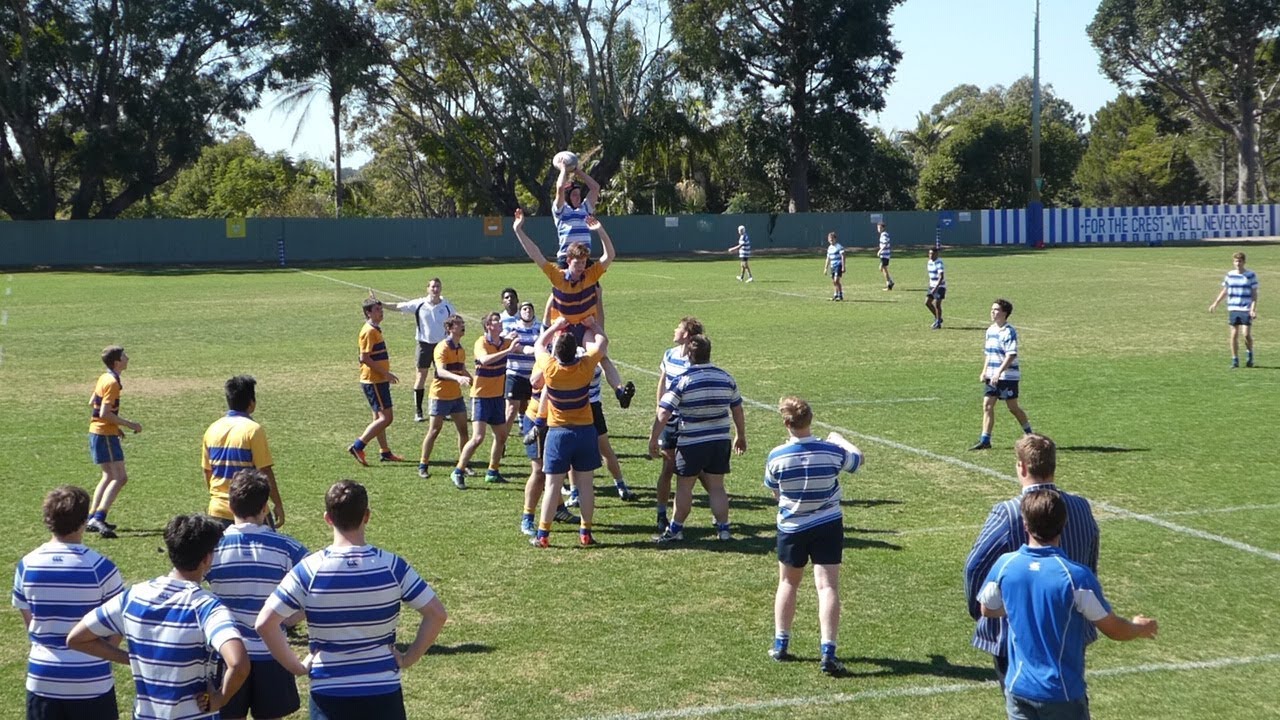 2019 Nudgee College Rugby 5ths v TGS. Victory to Nudgee - YouTube