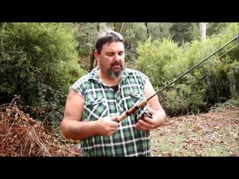 My redfin and trout fishing rod set up - YouTube