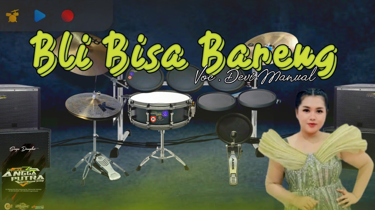 BLI BISA BARENG - VOC.DEVI MANUAL || ANGGA PUTRA || REAL DRUM COVER - YouTube