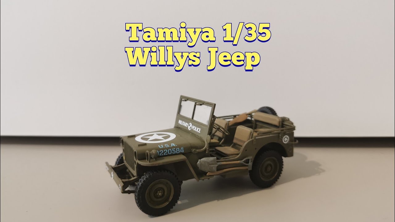Tamiya 1/35 Willys Jeep Full build - YouTube