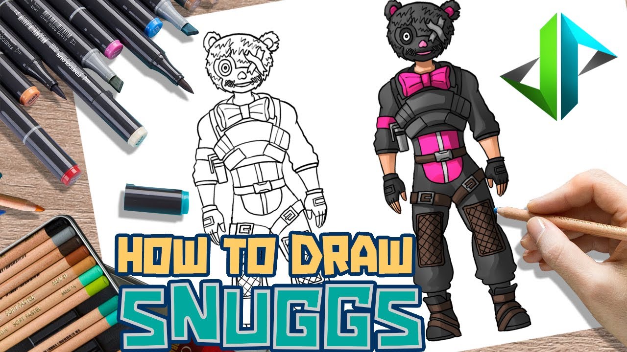 [DRAWPEDIA] HOW TO DRAW SNUGGS SKIN from FORTNITE - STEP BY STEP ...