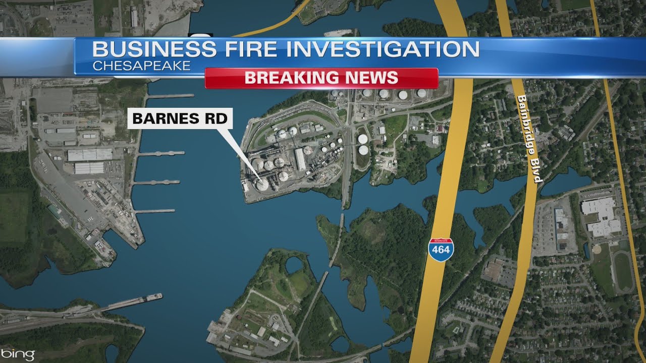 Perdue Farms plant catches fire in Chesapeake - YouTube
