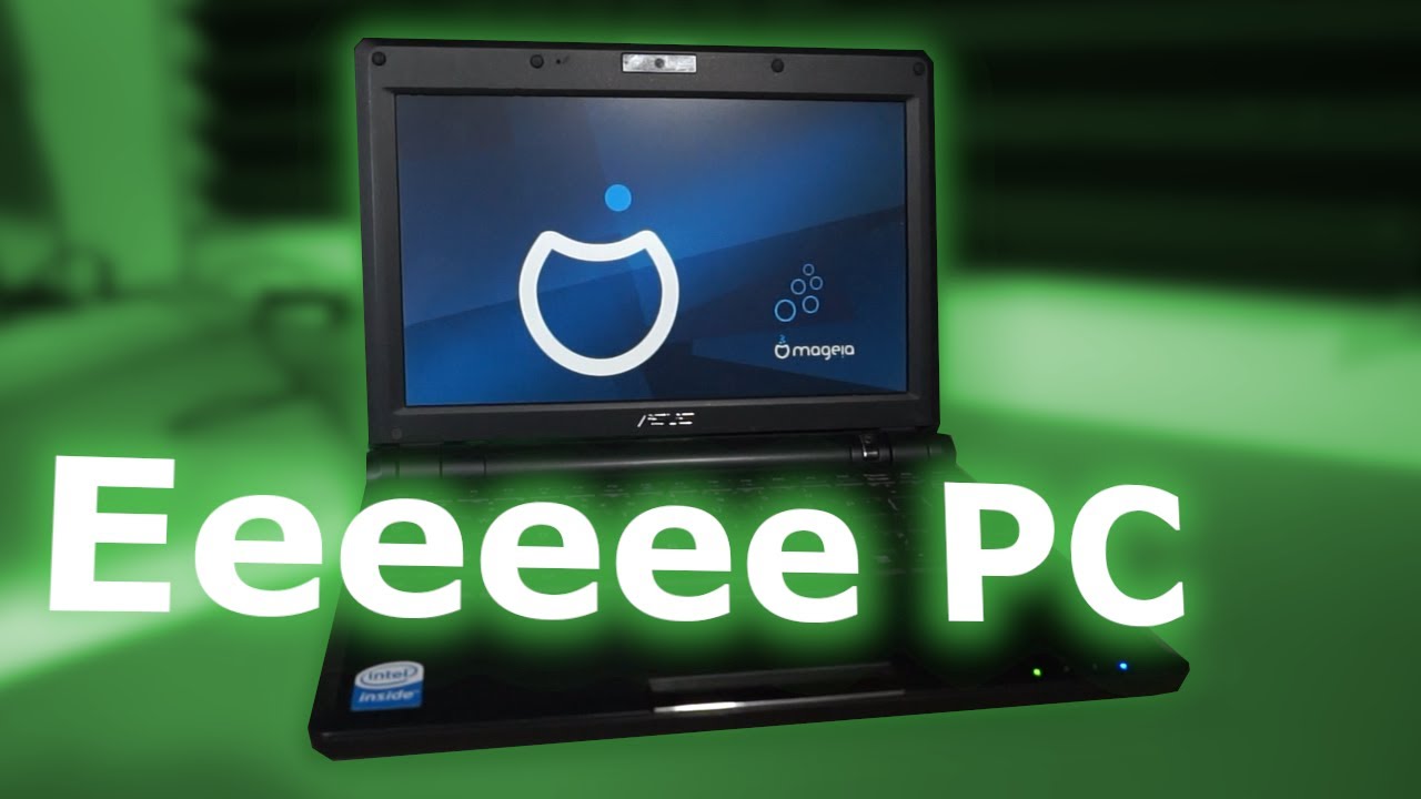 Modern Linux on this old Asus Eee PC 900! Mageia 32-bit! - YouTube
