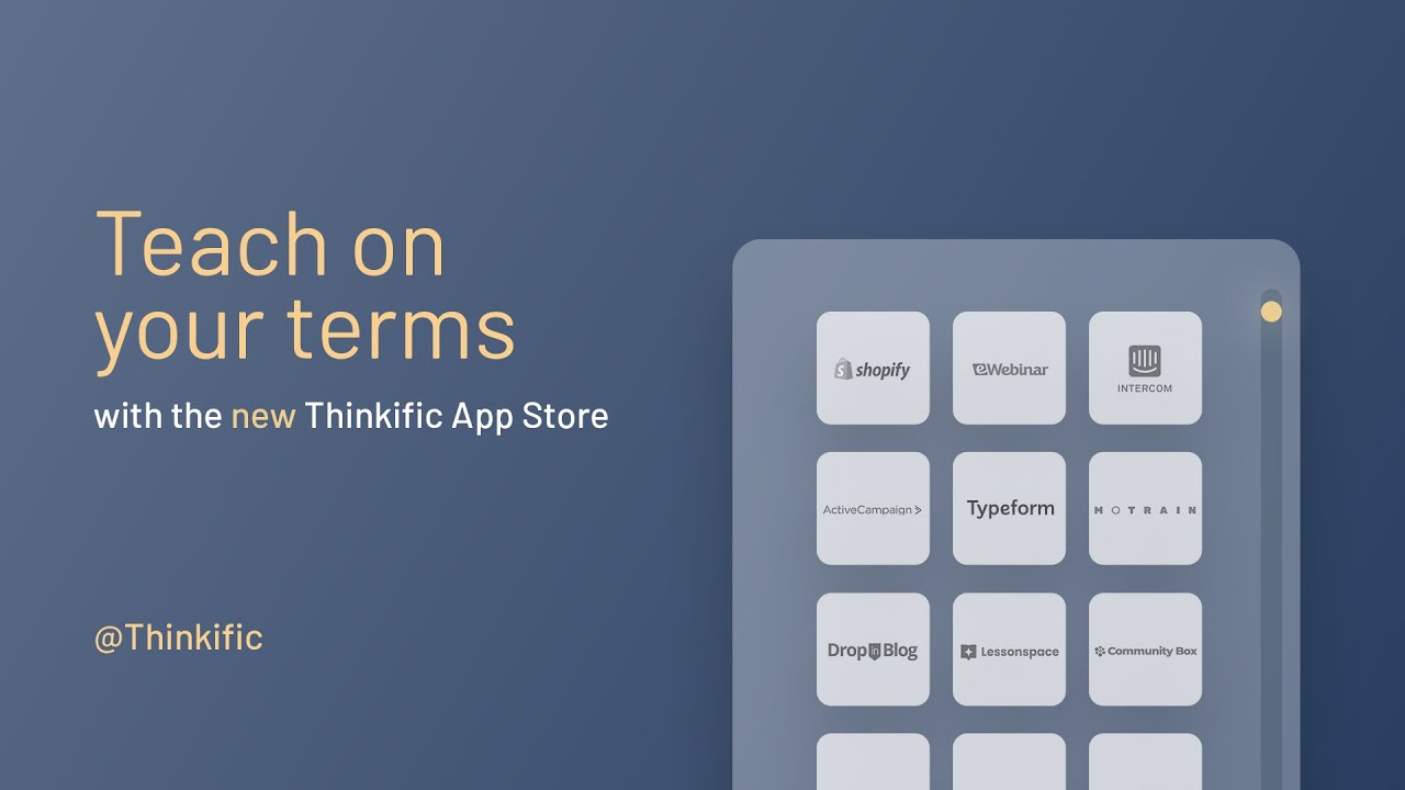 Introducing the Thinkific App Store - YouTube