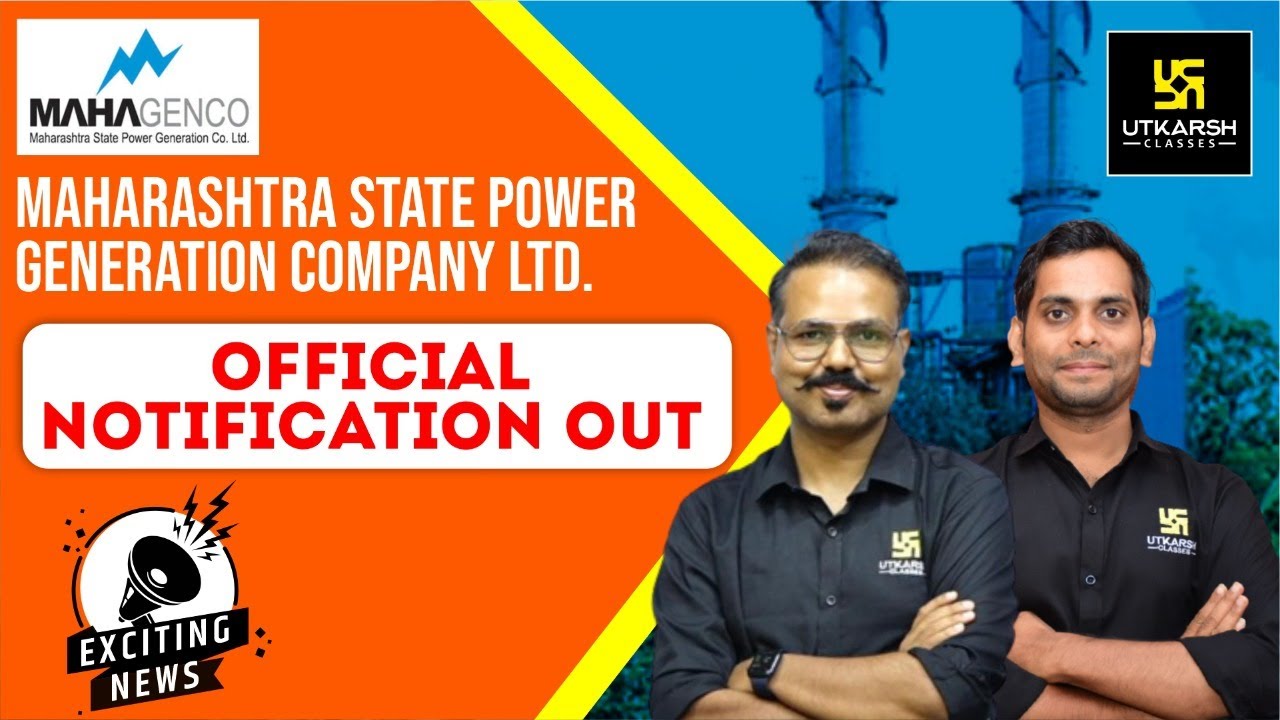 MAHAGENCO Recruitment 2022 | Maharashtra State Power Generation Company ...