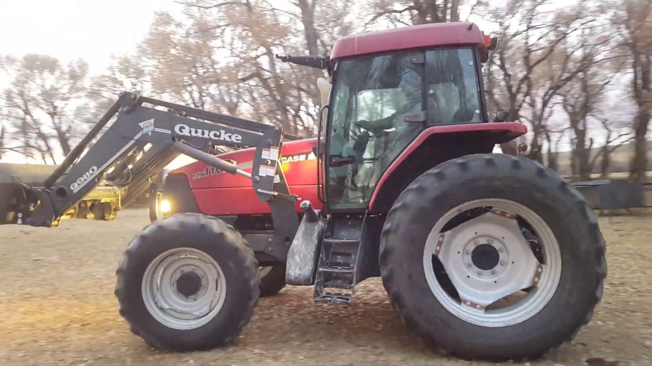 2001 Case IH MX110 MFWD Tractor on BigIron - YouTube