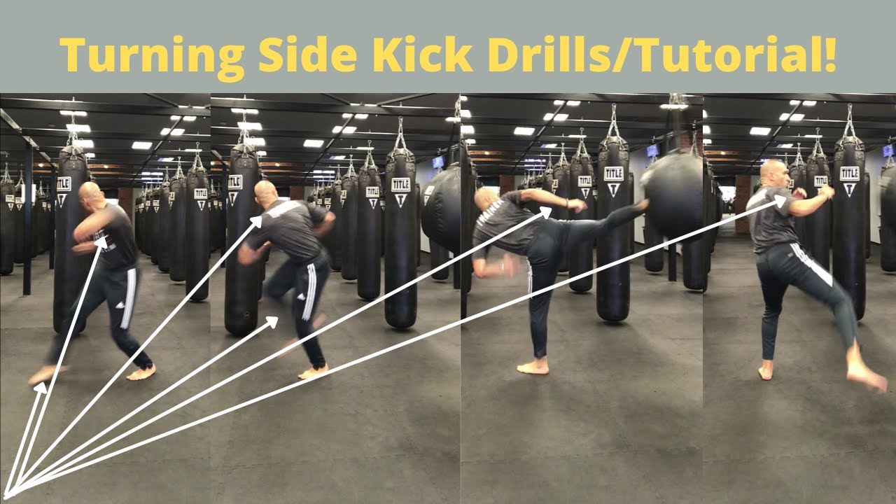 Turning Side Kick Drills-Tutorials! #MMA #TKD #Kickboxing #Fitness # ...