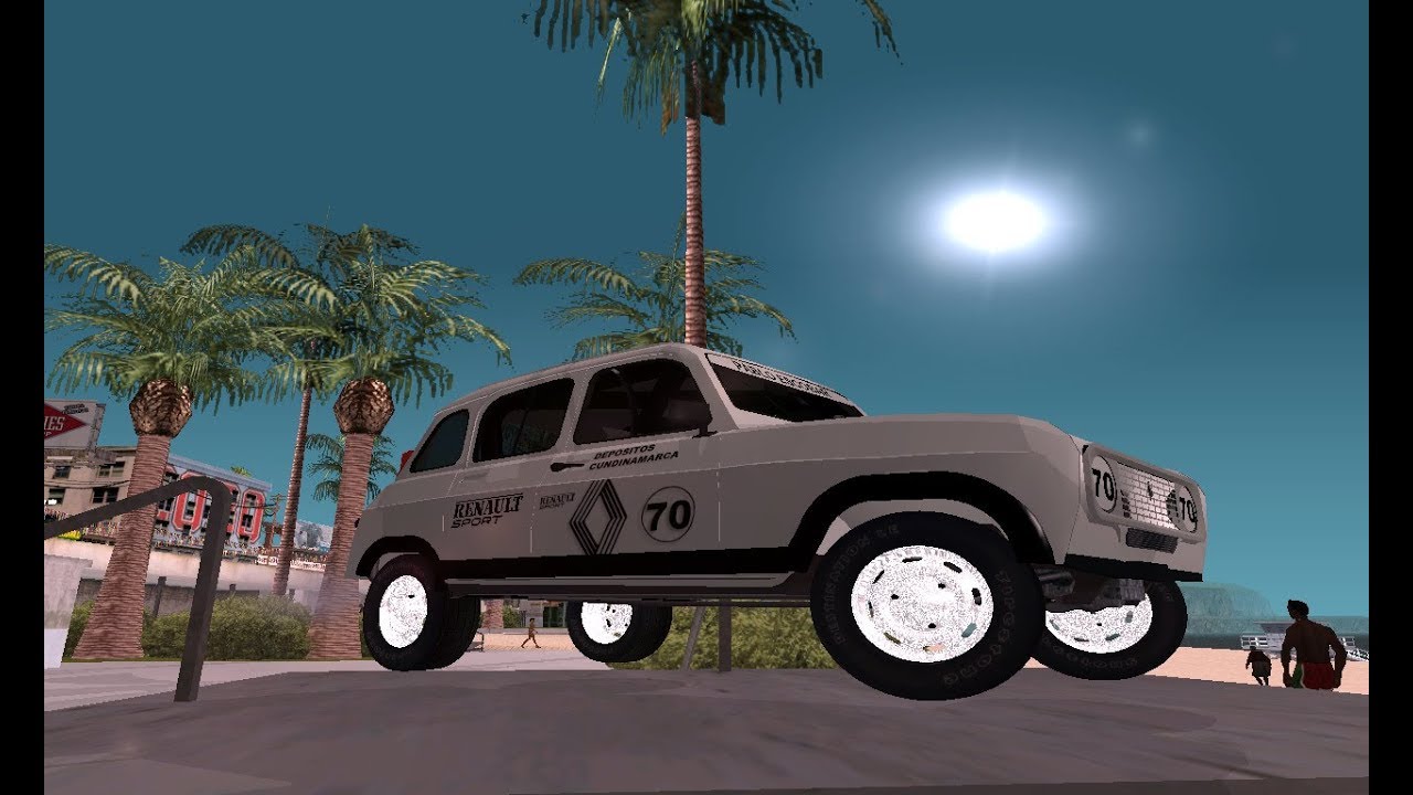 GTA San Andreas| Renault 4 de PABLO ESCOBAR | MOD - YouTube