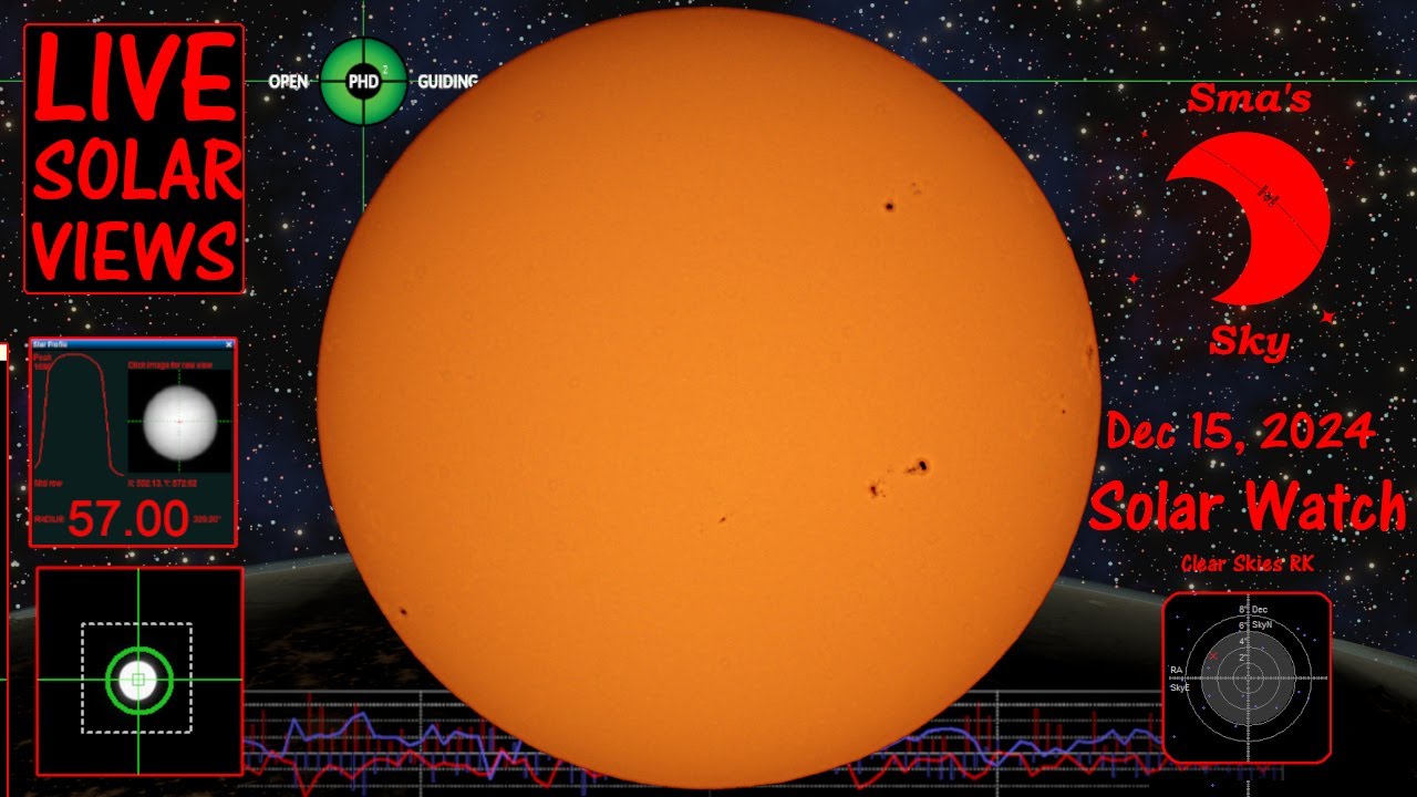 🌞 LIVE views of the Sun🌞| 2024-12-15 - YouTube