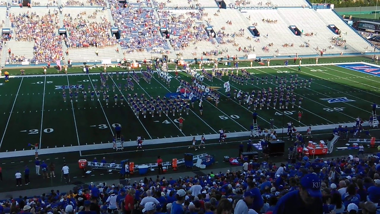 KU Marching Jayhawks Pregame 9/7/2019 - YouTube