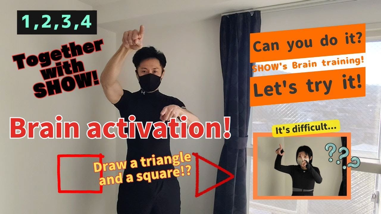 【SHOW TIME!】Can you do it?”Activate your brain with triangles and ...