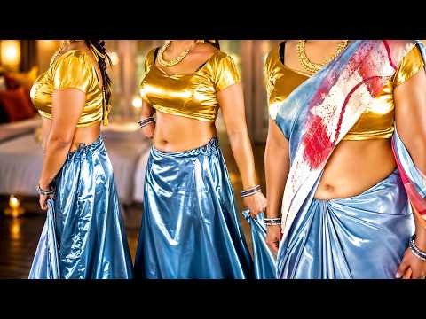 How To Wear Satin Silk Saree Perfectly || Satin Saree Draping Style ||