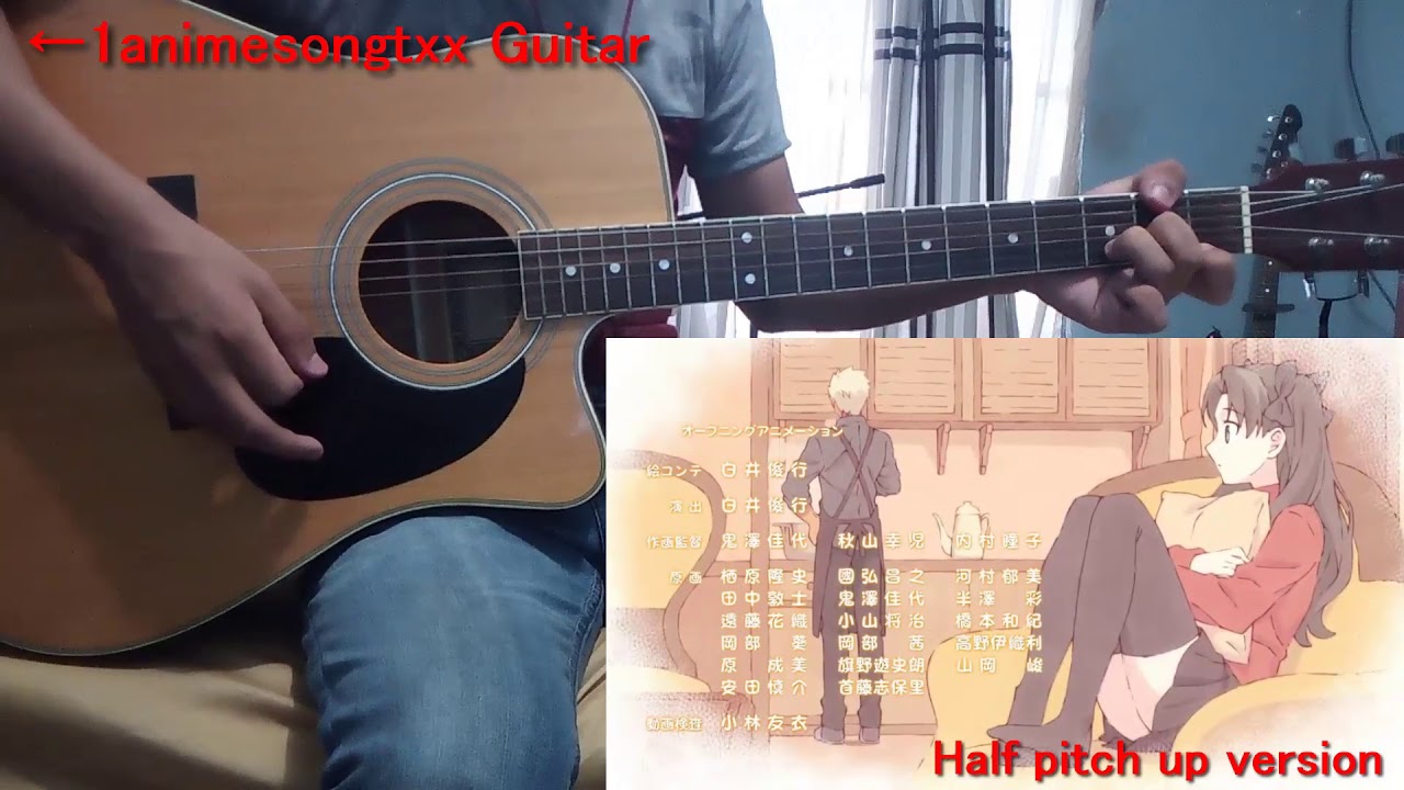 【Emiya-san Chi no Kyou no Gohan】 ED [Collage] guitar cover - YouTube