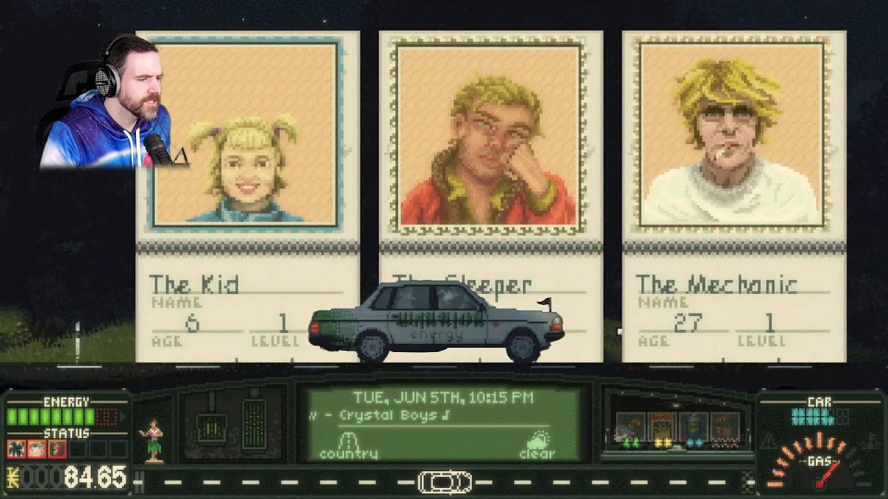 Scooch over for the hitchhiker, kids (Keep Driving day 1) - YouTube