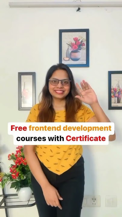 🤯 FREE Frontend Development Courses with Certificate🤯 - YouTube