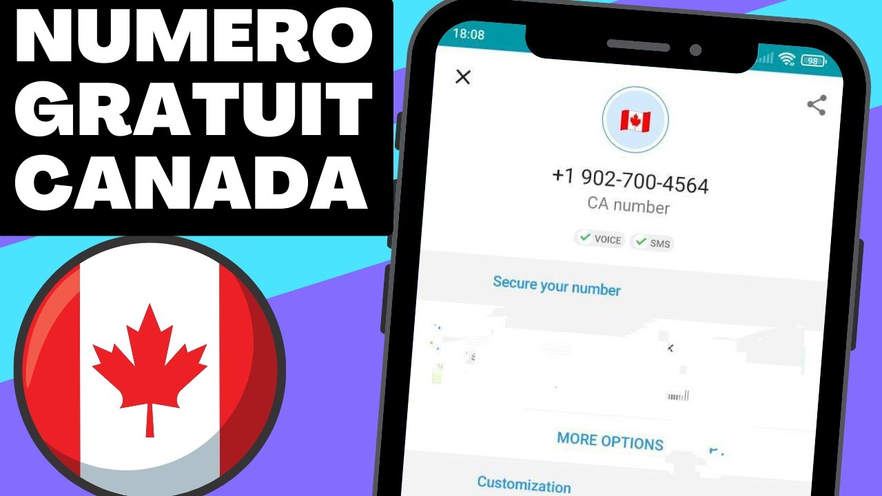 TUTO CRÉER NUMERO CANADA GRATUIT POUR WHATSAPP ETC - YouTube
