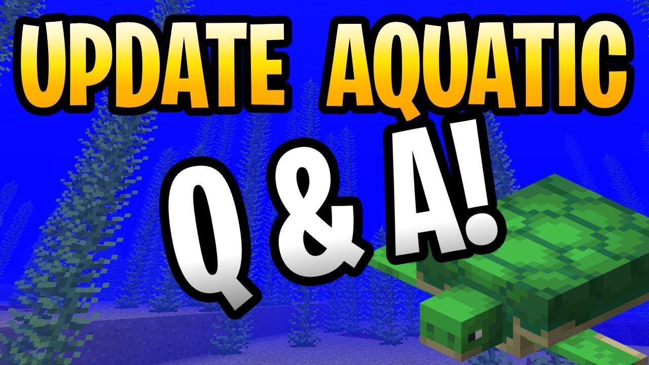 Minecraft Update Aquatic Console Q & A! Release Date? PS3, PS4, PS Vita ...