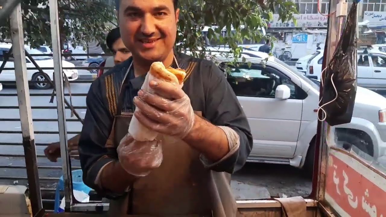 Pakistani Chicken Shawarma in Afghanistan Streets🇵🇰 🇦🇫/Delicious ...