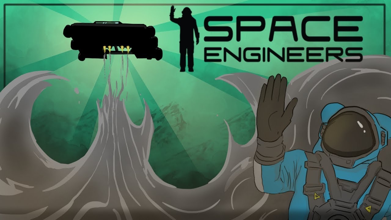 We Took The Earth Base To The Moon (Space Engineers Funny Moments #15 ...