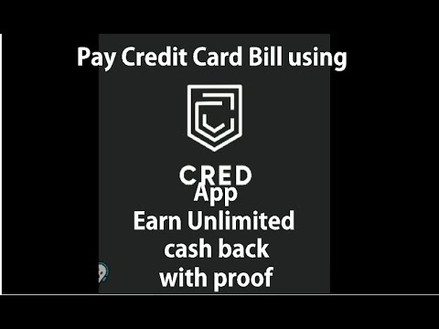 Pay Credit Card Bill using CRED App and Earn Unlimited cash back with ...