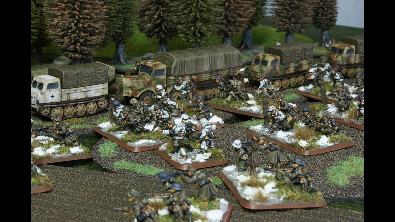 How to Paint White Camo Smocks for Flames of War - YouTube