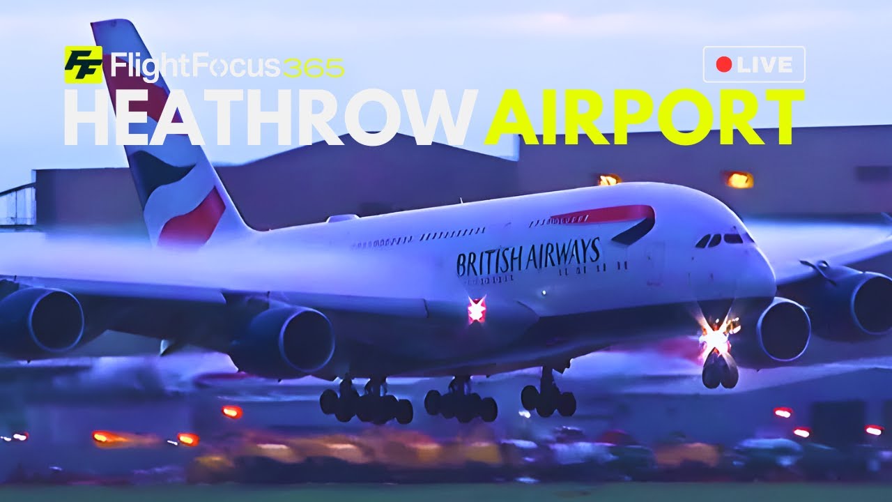 Heathrow Airport Live - Tuesday 16th December 2025 - YouTube