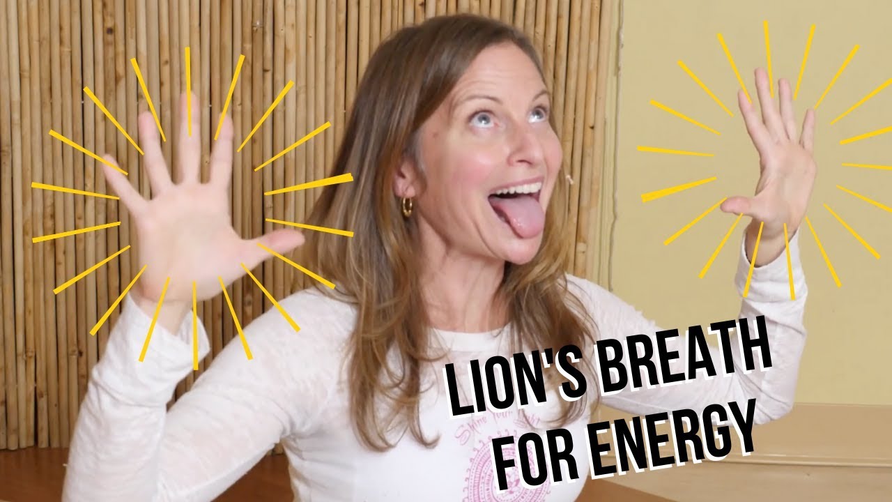 Lion's Breath Tutorial | Pranayama for Boosting Energy - YouTube