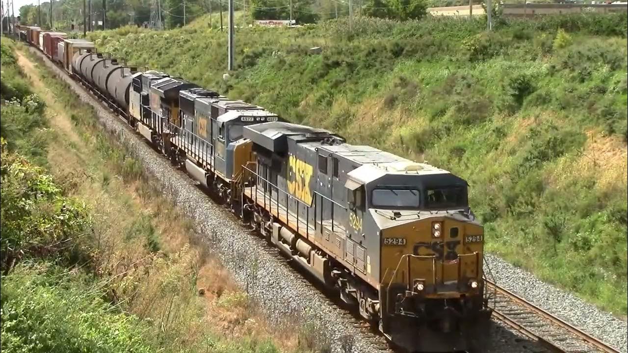 20170920 September 20 2017 CSX oil train AC44CW CSX Q300 ES44DC SD70MAC ET44AH CP Berry Trenton ...