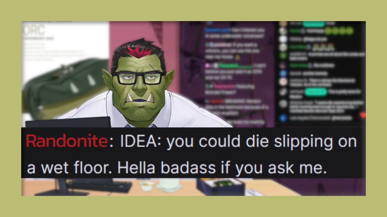 Unhinged orc vtuber is IMMUNE to dying this way - YouTube