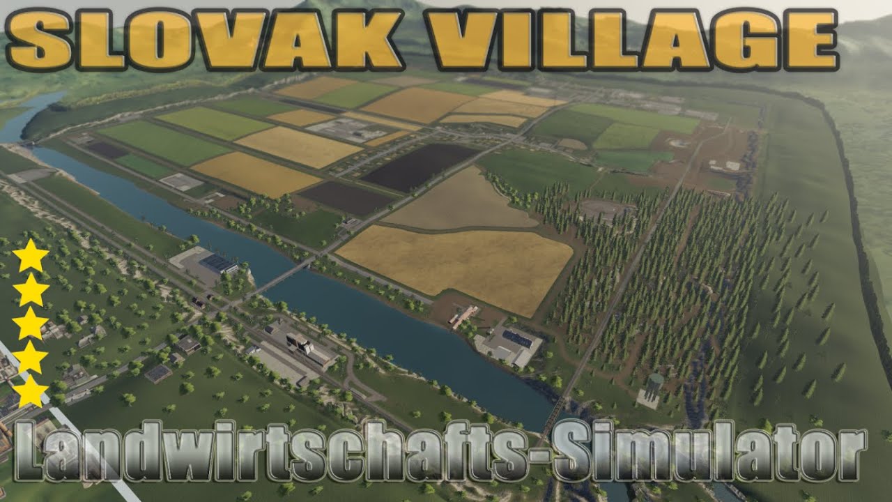 LS19 Mapvorstellung : SLOVAK VILLAGE V1.0.0.0 Ls19 Maps - YouTube