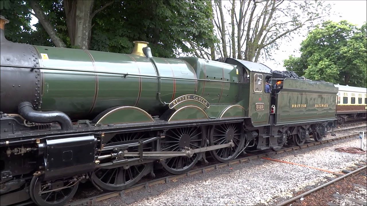 GWR Castle Class 4-6-0 no 5029 Nunney Castle with Torbay Express - YouTube