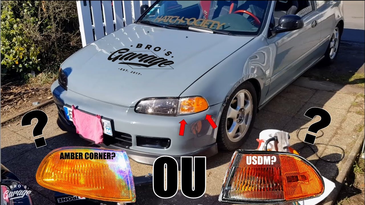 Changer ses clignotants? On passe au style U.S! Civic EG hatch - Bro's ...