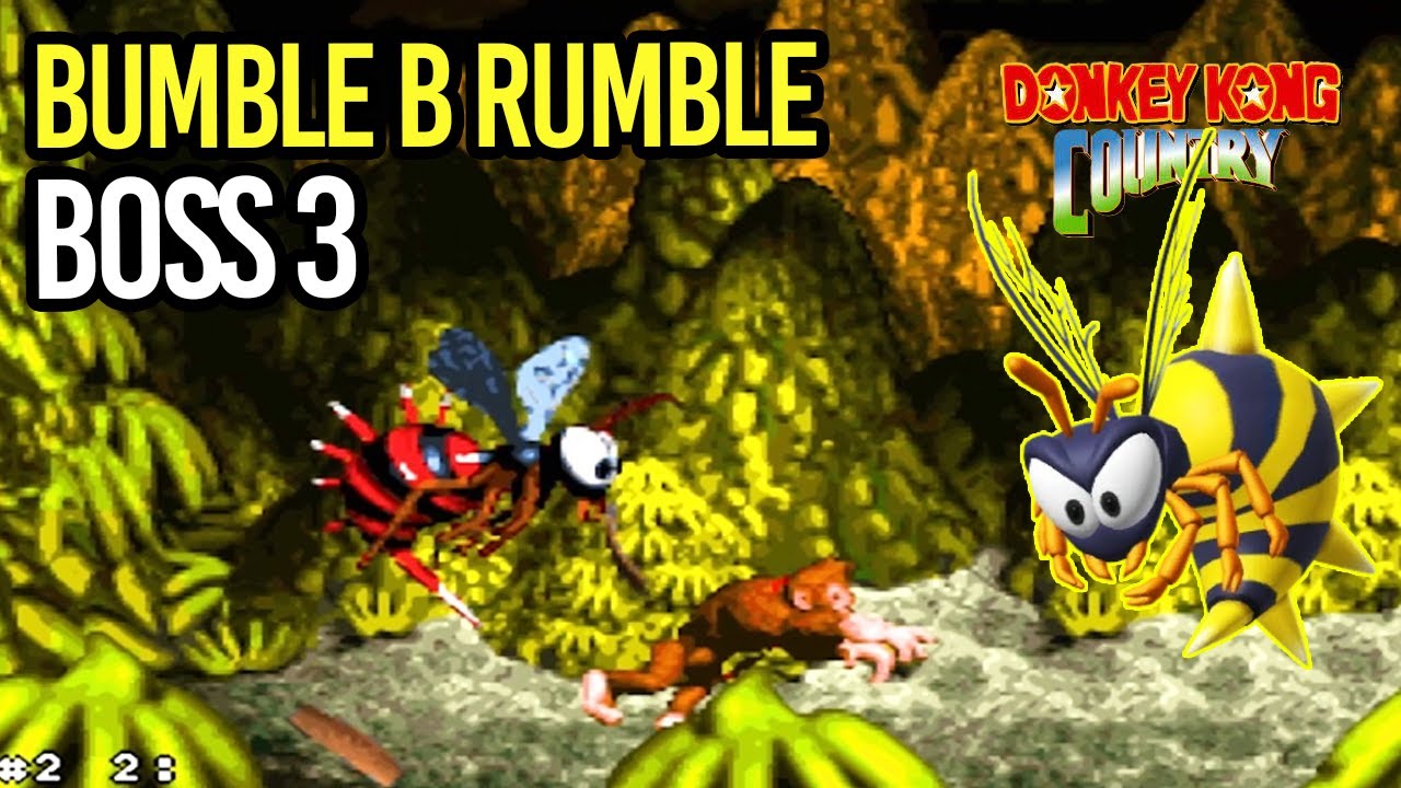 DONKEY KONG COUNTRY - Bumble B Rumble - Boss 3 - YouTube