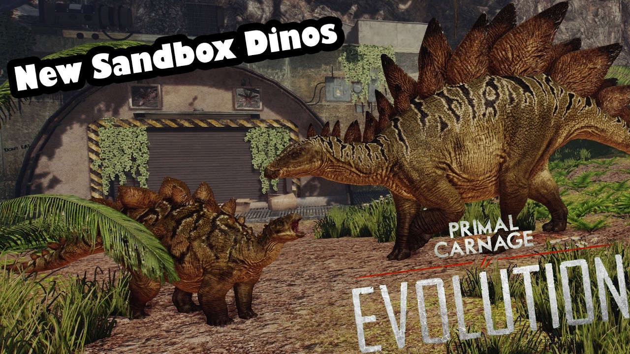 BRAND NEW PLAYABLE DINOSAURS COMING FOR SANDBOX MODE!!! | Primal ...