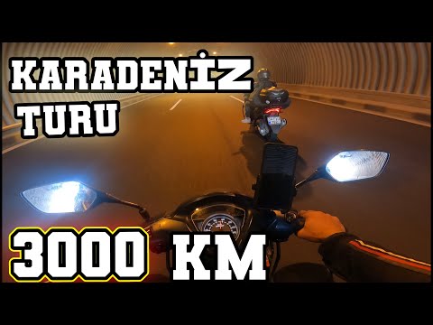 Honda dio & Honda pcx ile 3000 km karadeniz turu | 1. bölüm | Motovlog