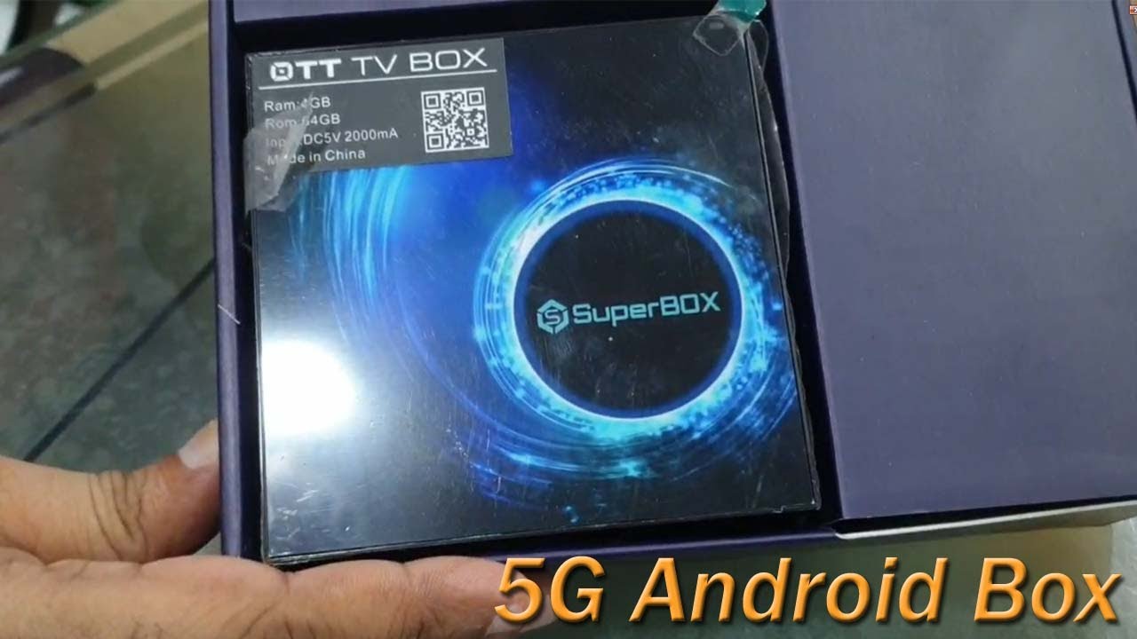 5G super Android Smart Box | 4k 8k android super tv led box 4GRam 64Rom ...