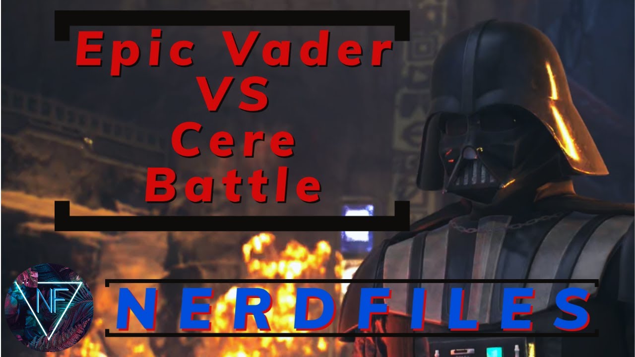 Darth Vader Vs Cere Epic Battle Jedi Survivor - YouTube