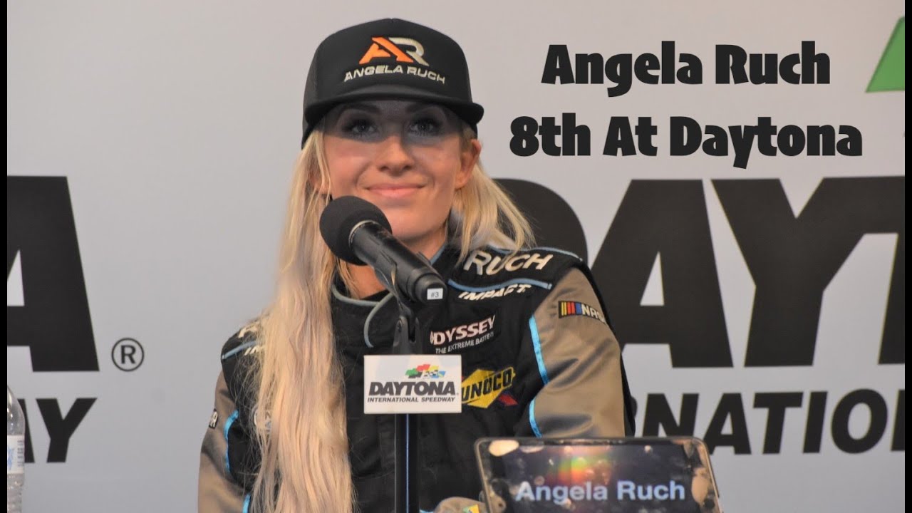 Angela Ruch: Eighth Place At Daytona - YouTube