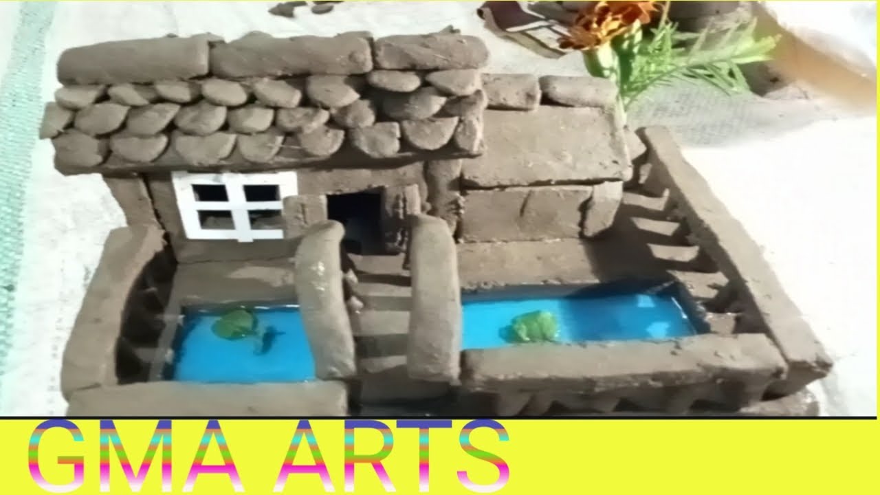 MUD HOUSE, MUDHOUSE CONSTRUCTION DESIGN CLAY ART - YouTube