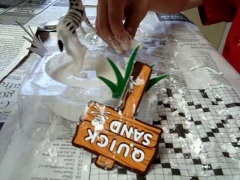 Jungle Quicksand Deathtrap - Giraffe and Zebra fight to survive! - YouTube